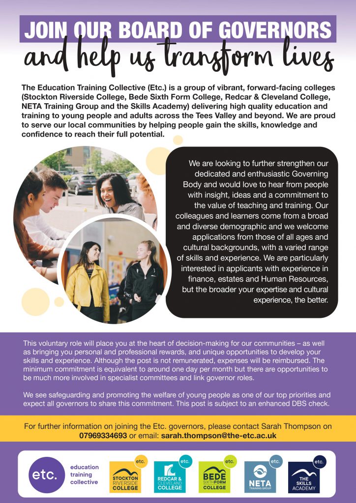 Join our board of governors and help us transform lives - Education ...